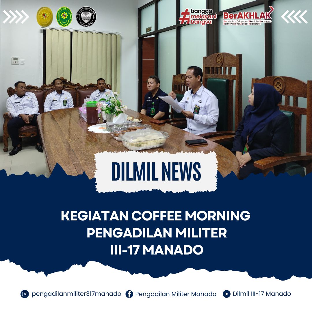 Pengadilan Militer III-17 Manado | Pusat Informasi Pengadilan Militer di Kota Manado